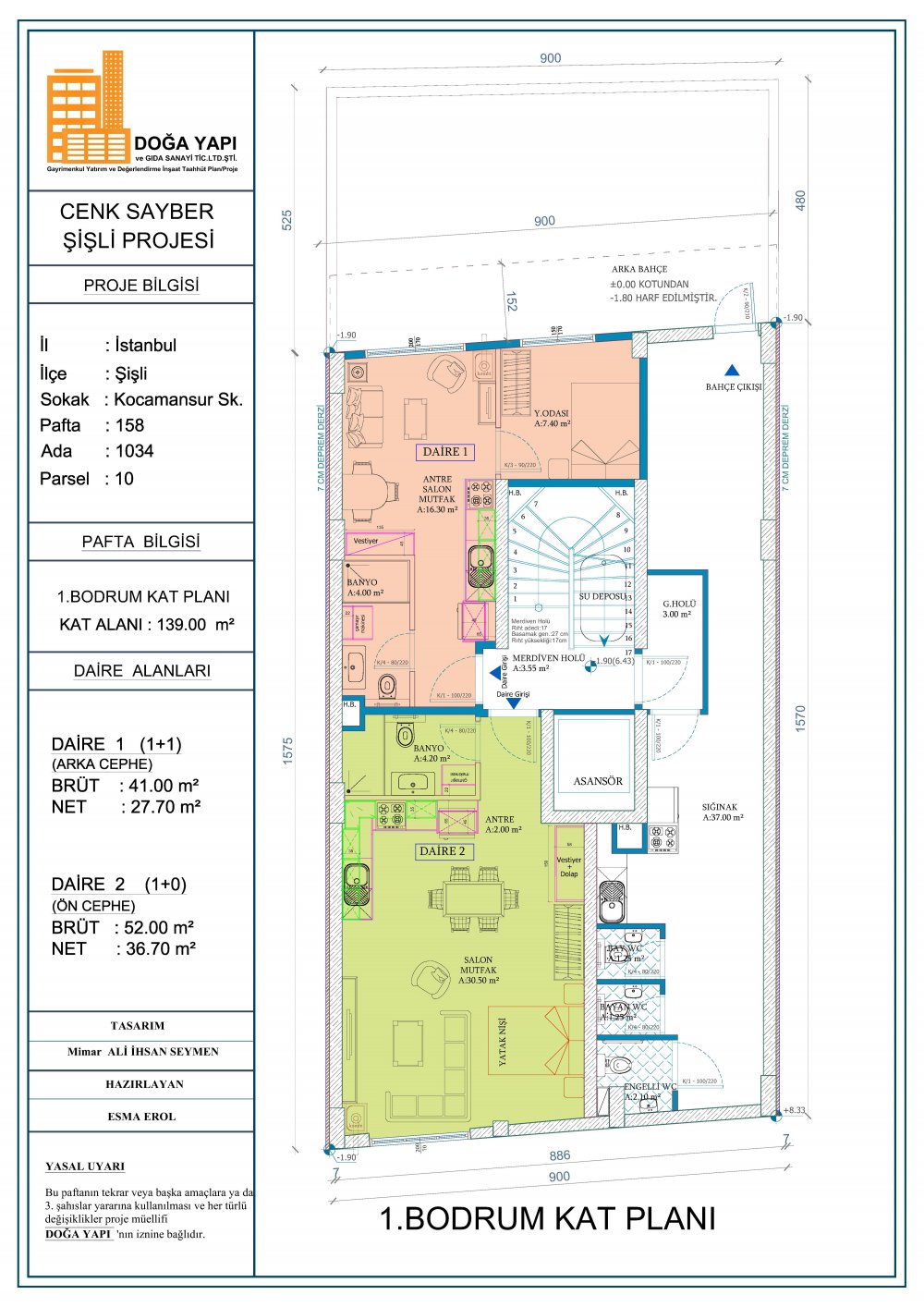 ŞİŞLİ PROJESİ (TAMAMLANAN PROJE)